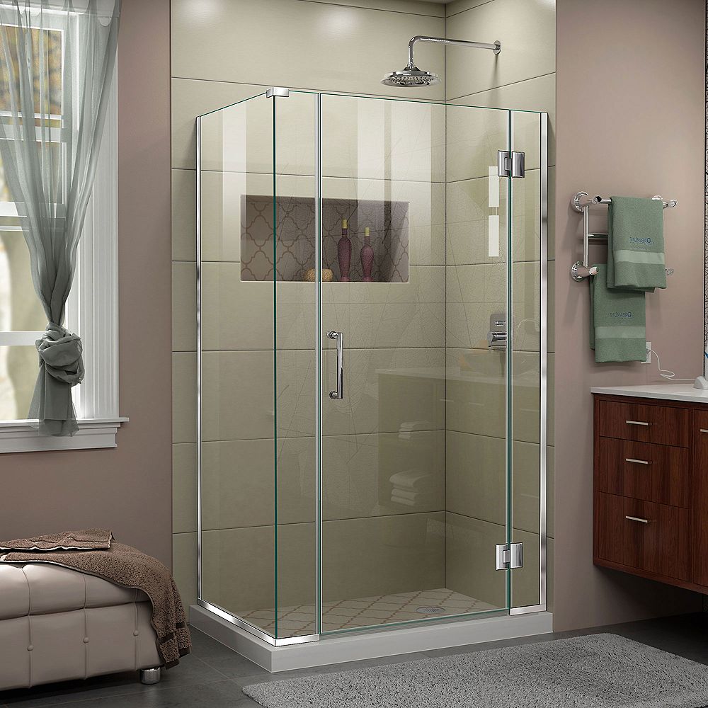 Dreamline Unidoor X 40 Inch W X 30 3 8 Inch D X 72 Inch H Frameless