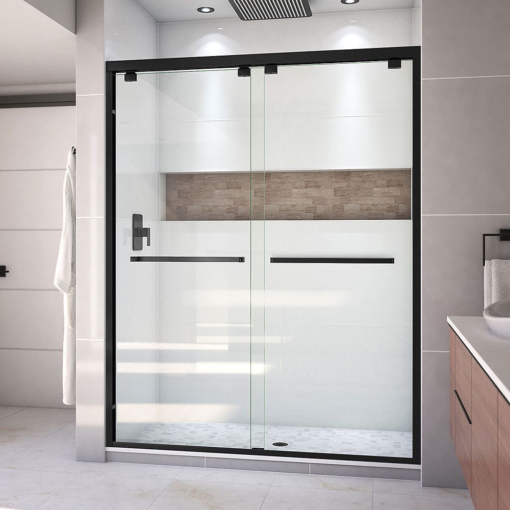 Dreamline Encore 56 60 Inch W X 76 Inch H Semi Frameless Bypass Shower