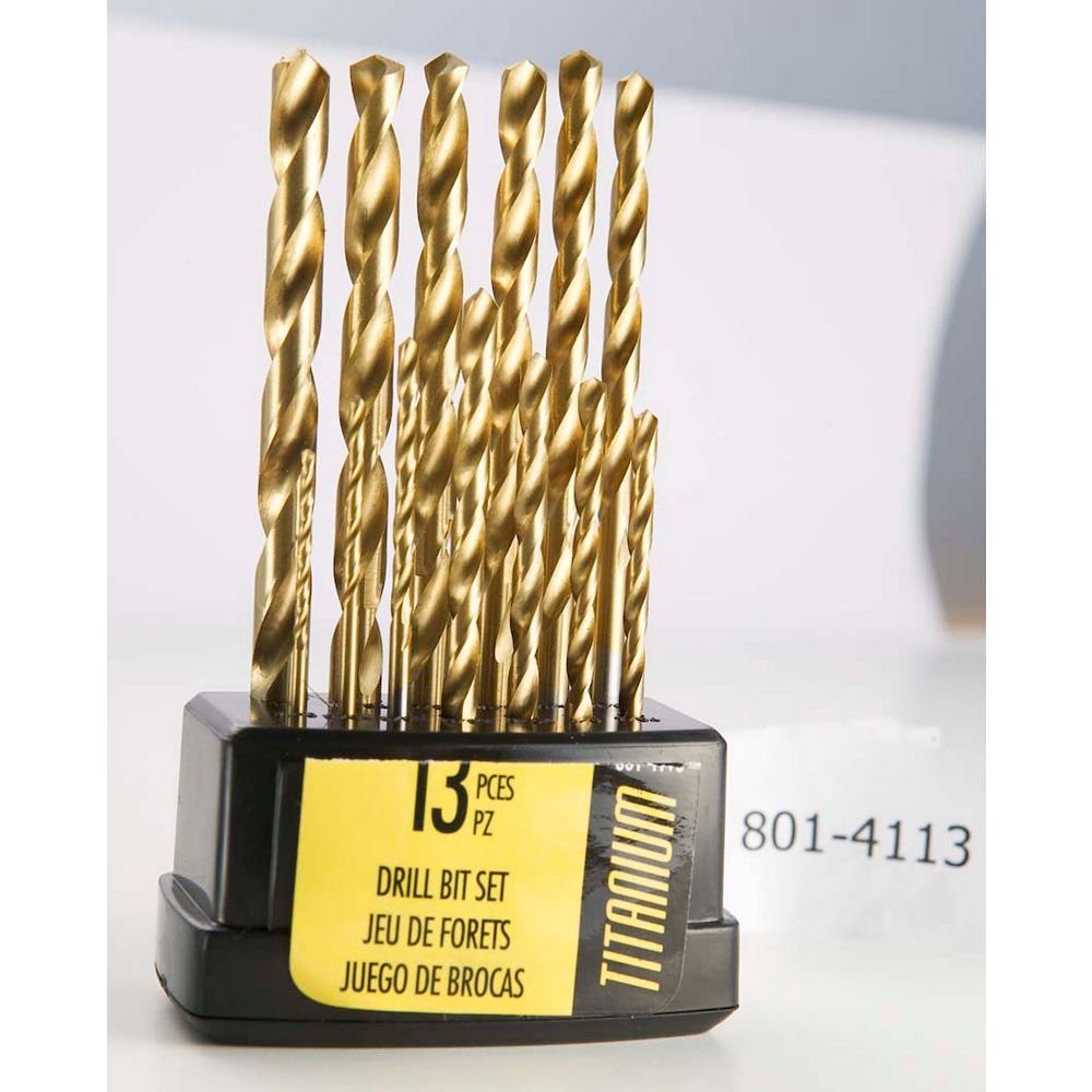 Fuller 13-Piece Pro Series Titanium Drill Bit Set | The Home Depot Canada