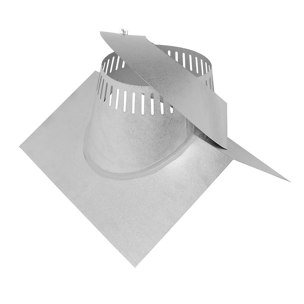 SuperVent 8 inch Peak Flashing For Roofs 3/12 - 6/12 | The Home Depot ...