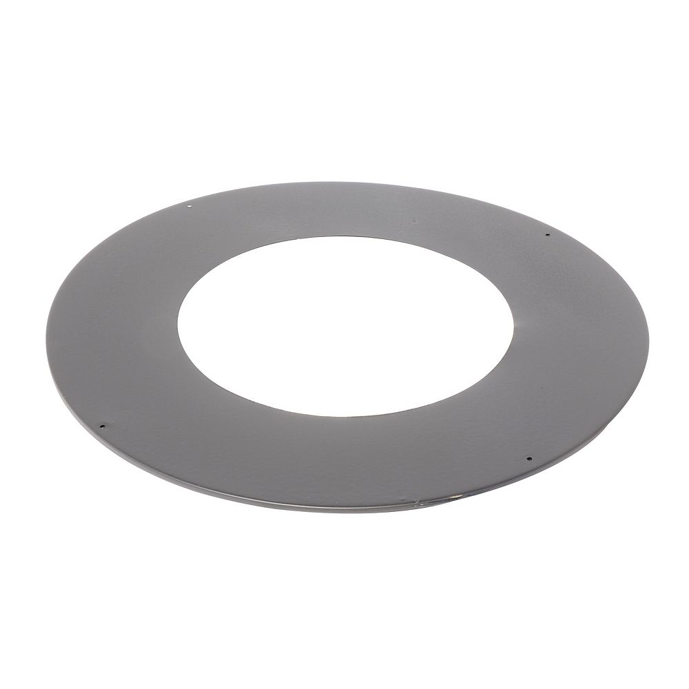 SuperVent 7 inch Black Trim Collar Round | The Home Depot Canada