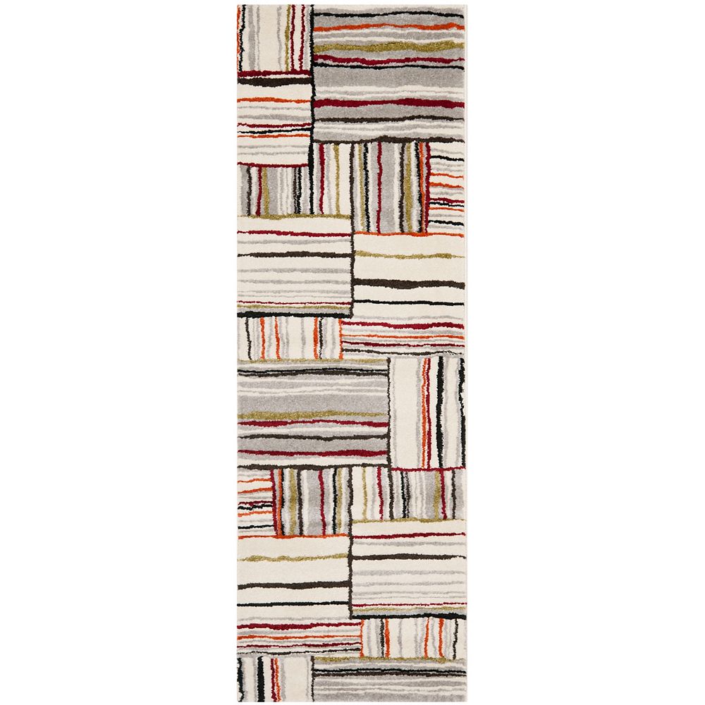 Safavieh Porcello Perri Ivory 2 ft. 4-inch x 6 ft. 7-inch Indoor Runner ...