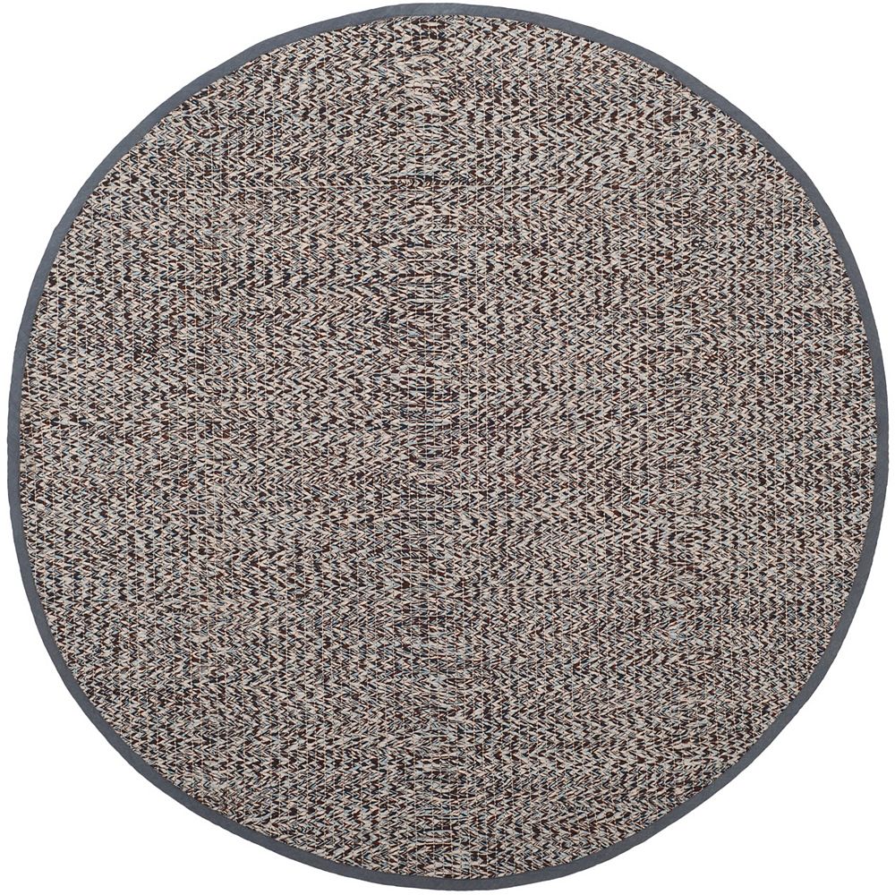 Safavieh Montauk Phoebe Blue / Multi 6 ft. x 6 ft. Indoor Round Area ...