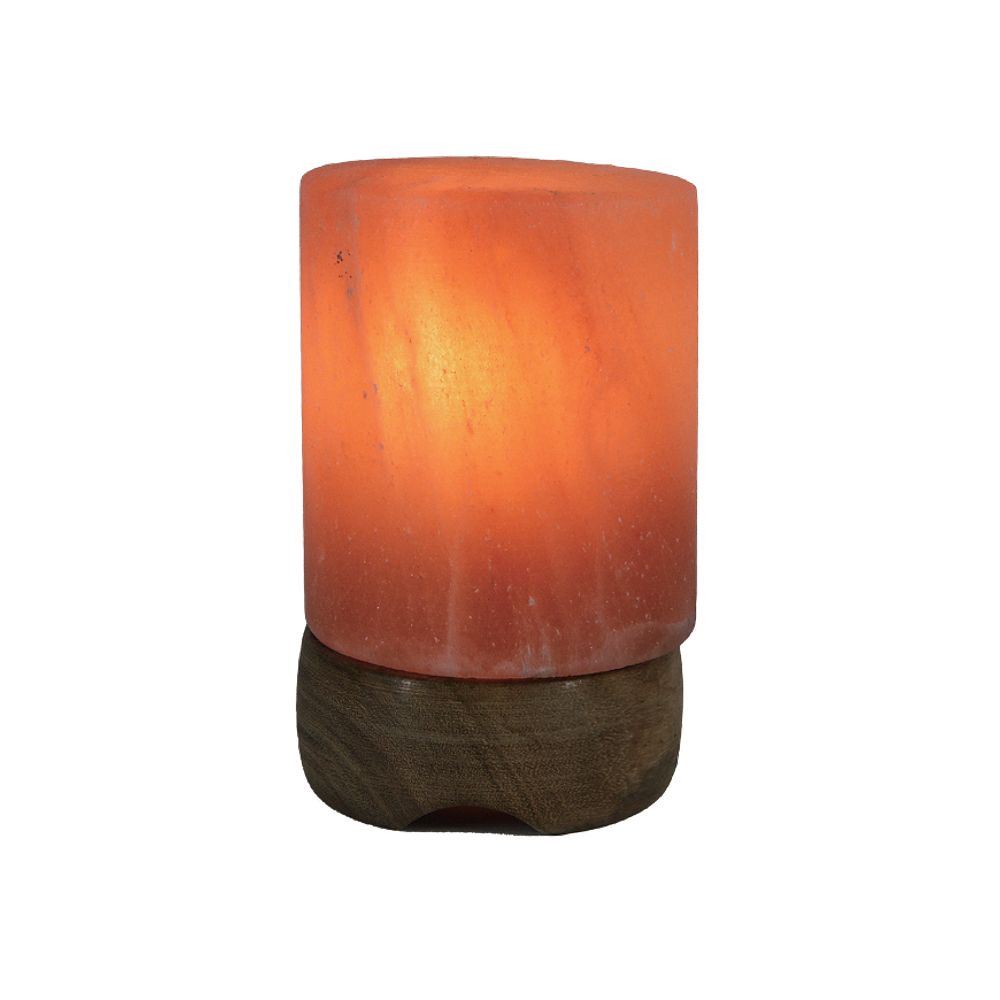 Mountain Gold Small Himalayan Salt Lamp Sculpted in Pillar Shape | The ...