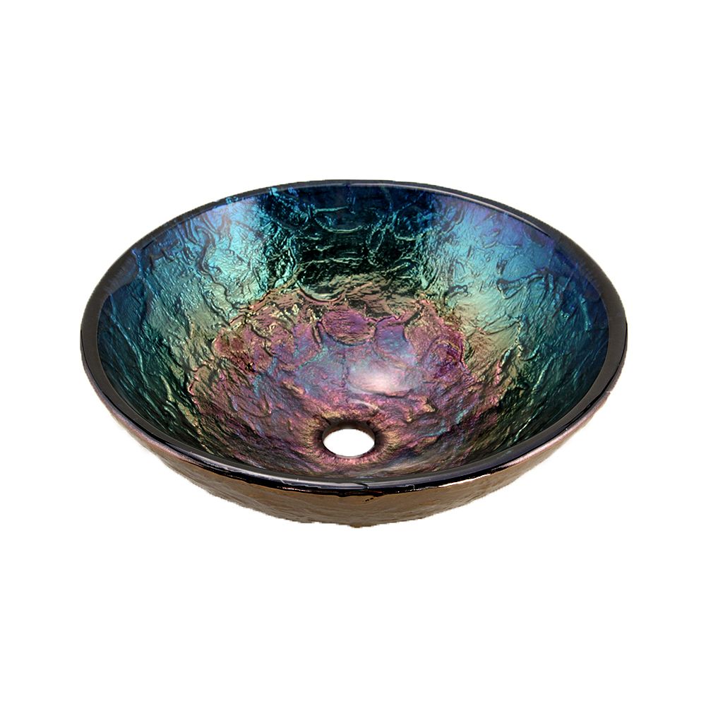 JSG Oceana Blue Reflections 16 inch Vessel | The Home Depot Canada