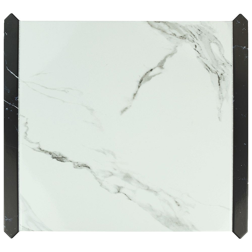 Merola Tile Exclusive Carrara 15-1/8-inch x 17-5/8-inch Ceramic Floor ...