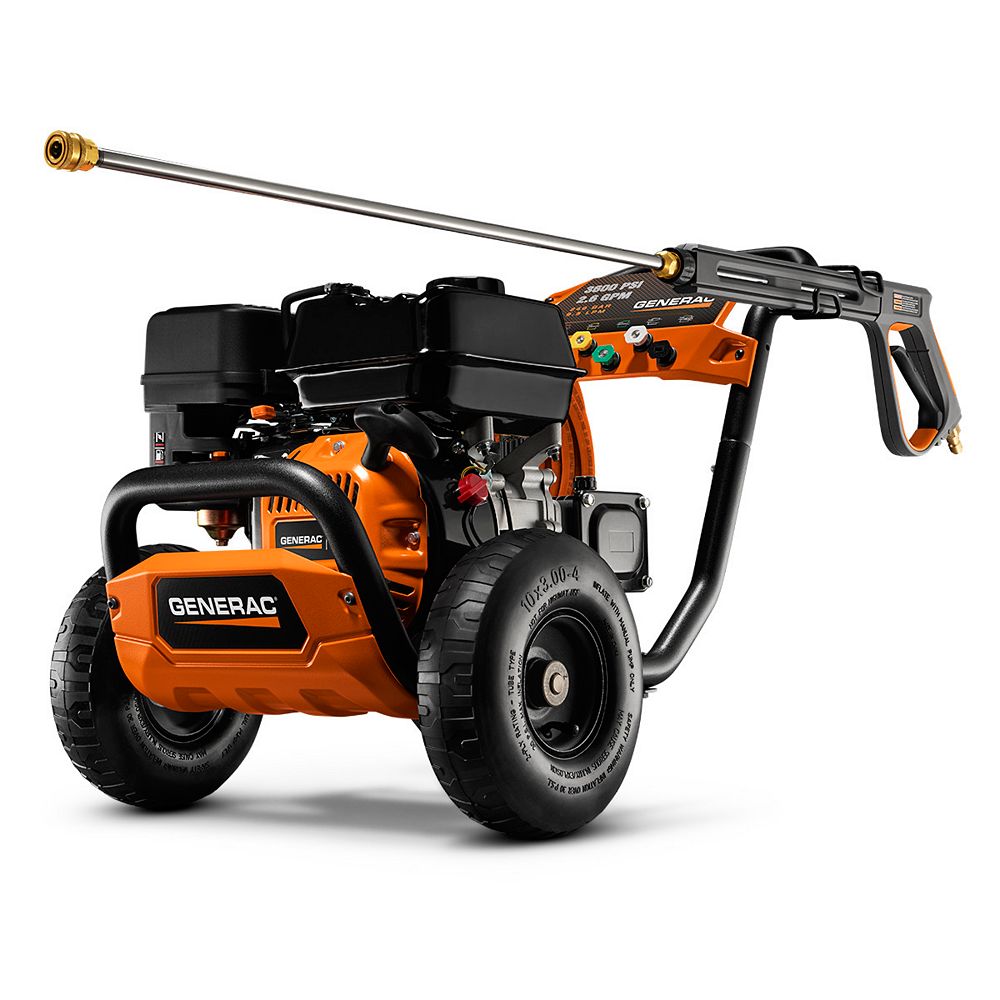 Generac 212cc OHV Engine Professional 3600 PSI Power Washer 49-State ...