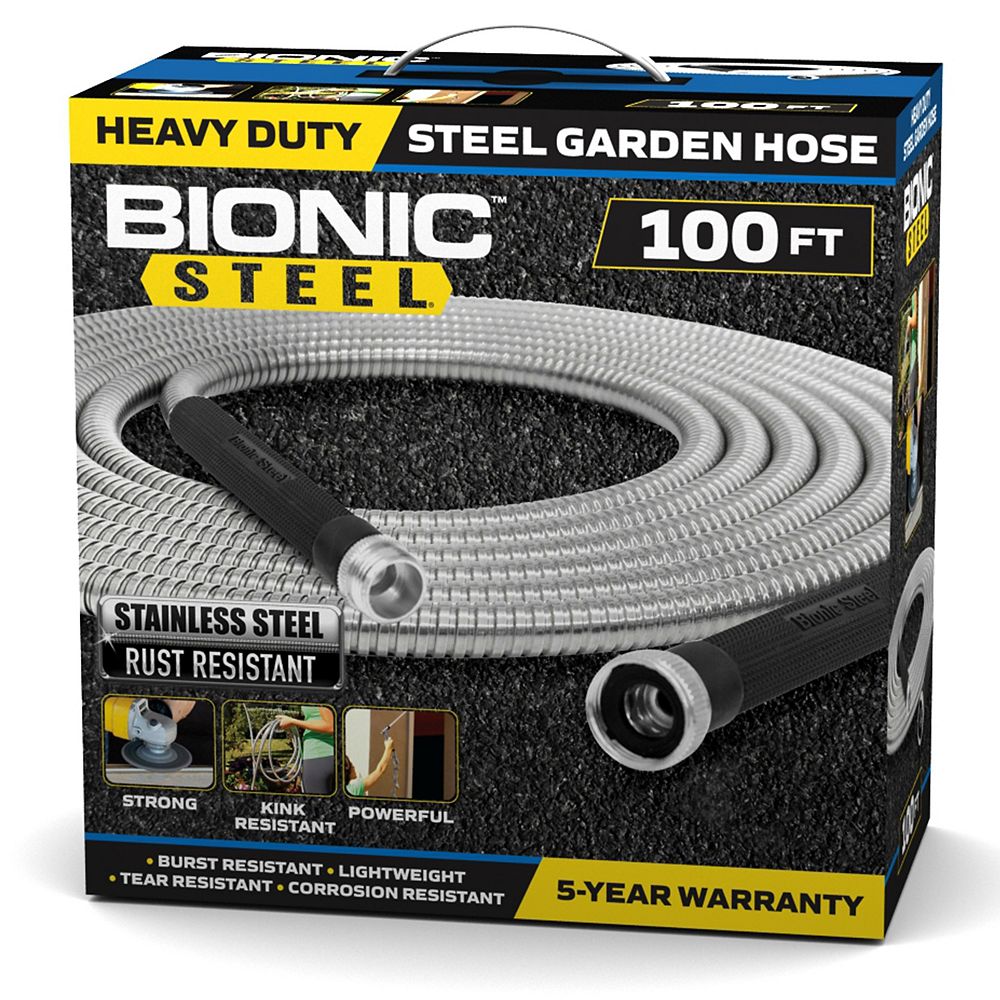 Bionic Steel Bionic Steel 100 Foot Garden Hose 304 Stainless Steel