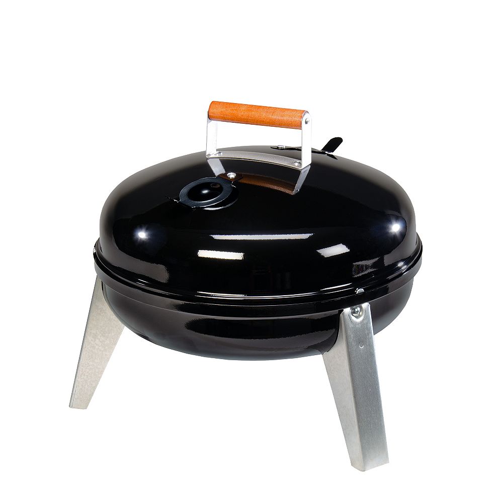 Americana Lock 'N Go Charcoal Grill - Black | The Home Depot Canada