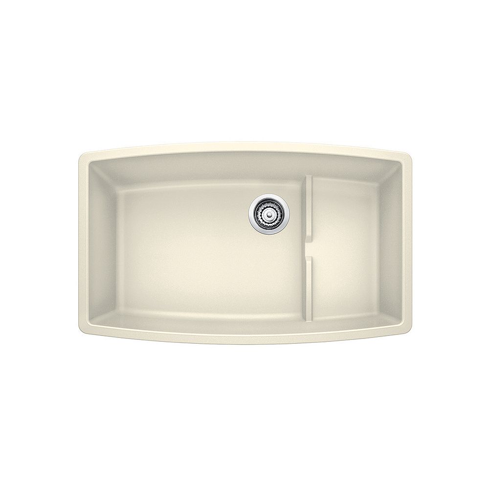 Blanco PERFORMA CASCADE, Single Bowl Undermount Kitchen Sink, SILGRANIT ...