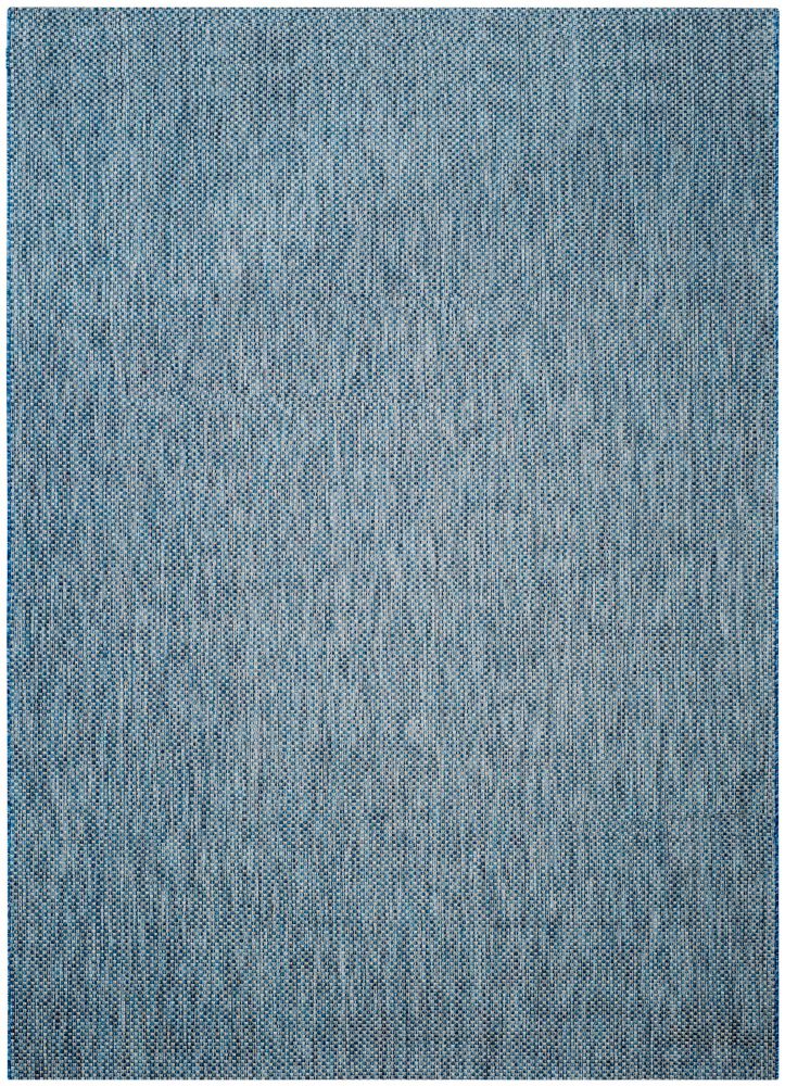 Safavieh Courtyard Neal Navy / Grey 8 ft. x 11 ft. Indoor Area Rug ...