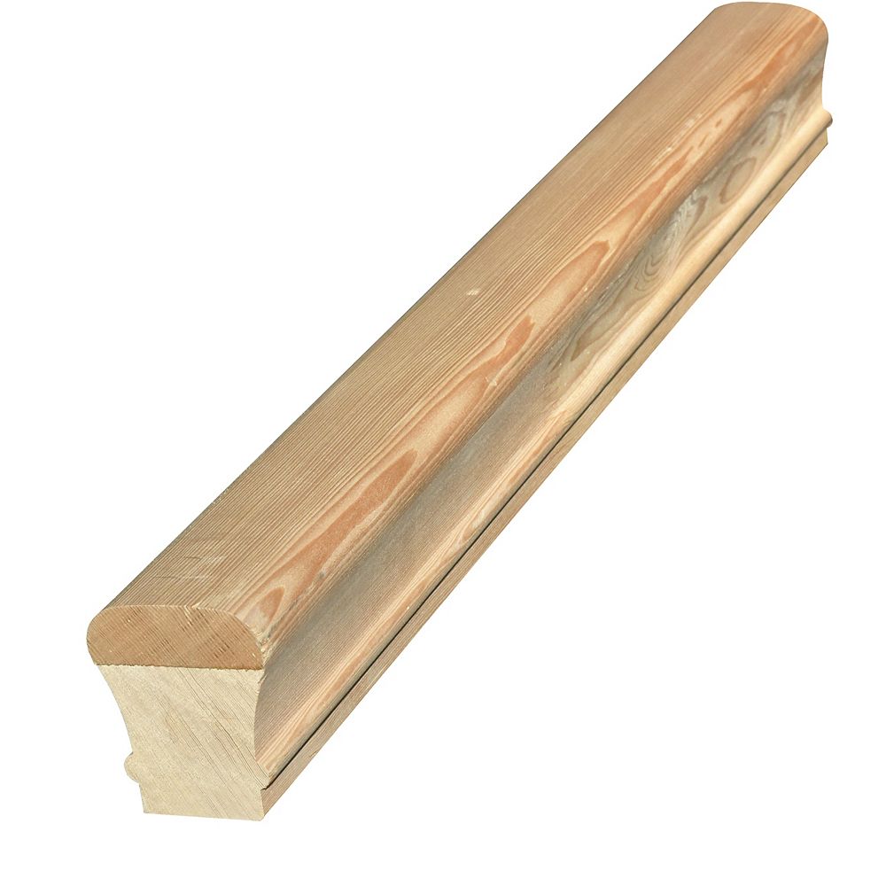 Colonial Elegance Hemlock Handrail 2 3/8 X 2 1/4 X 8 ft. | The Home ...