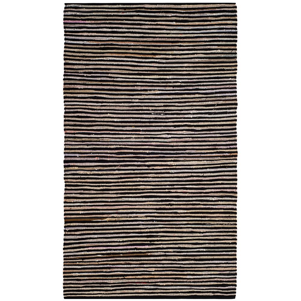 Safavieh Rag Rug Emmet Black / Multi 6 ft. X 9 ft. Area Rug | The Home ...