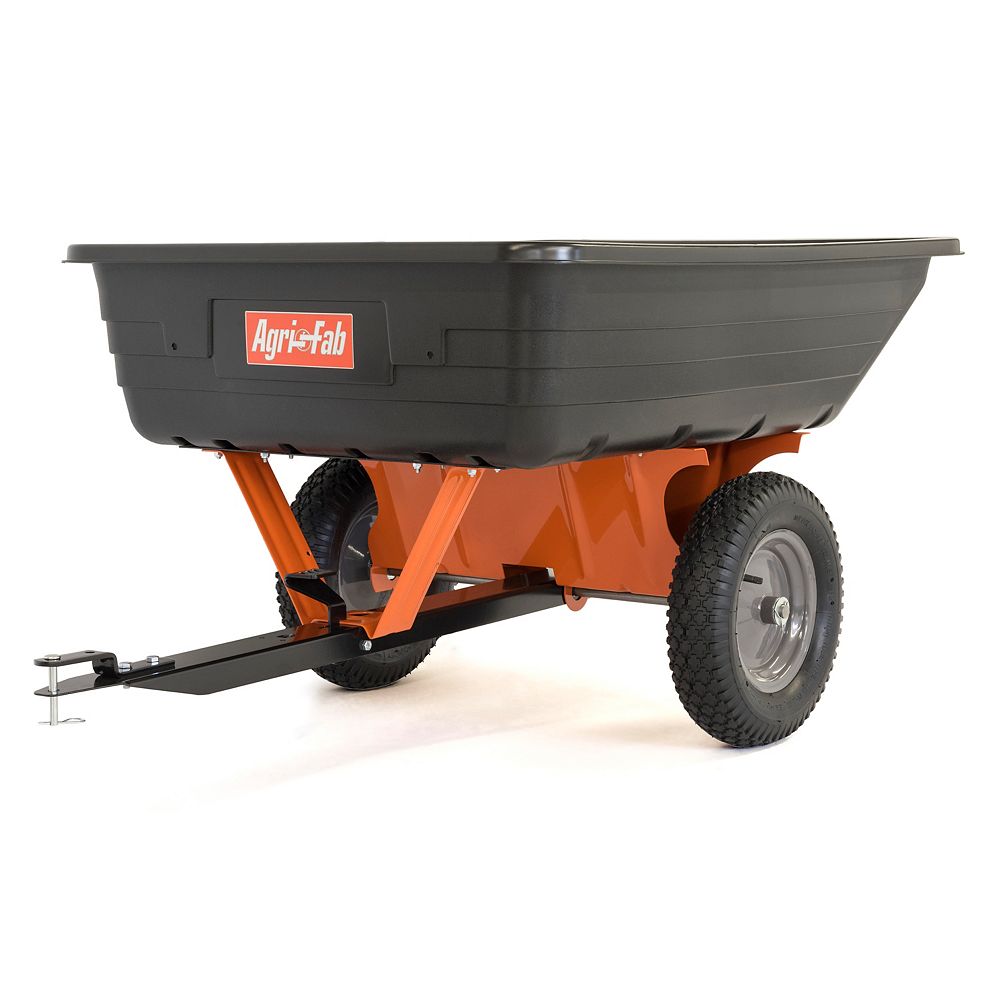Agri-Fab 10 cu. ft. 650 lbs. Heaped Capacity Poly Cart | The Home Depot ...