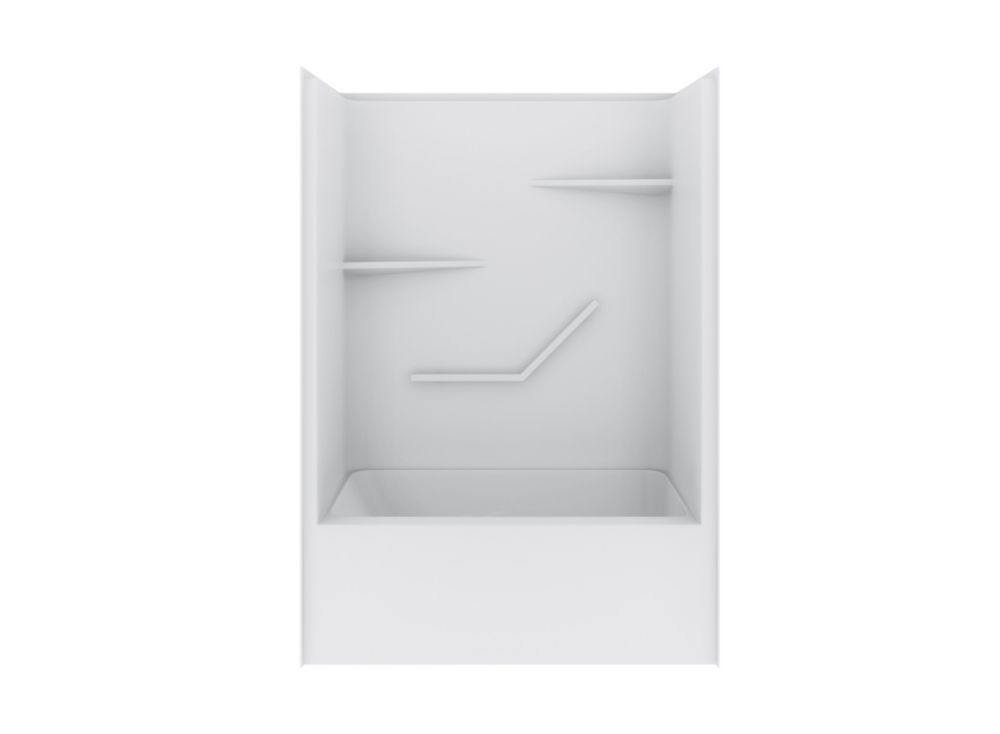 Mirolin White Sutton Tub Shower Right | The Home Depot Canada