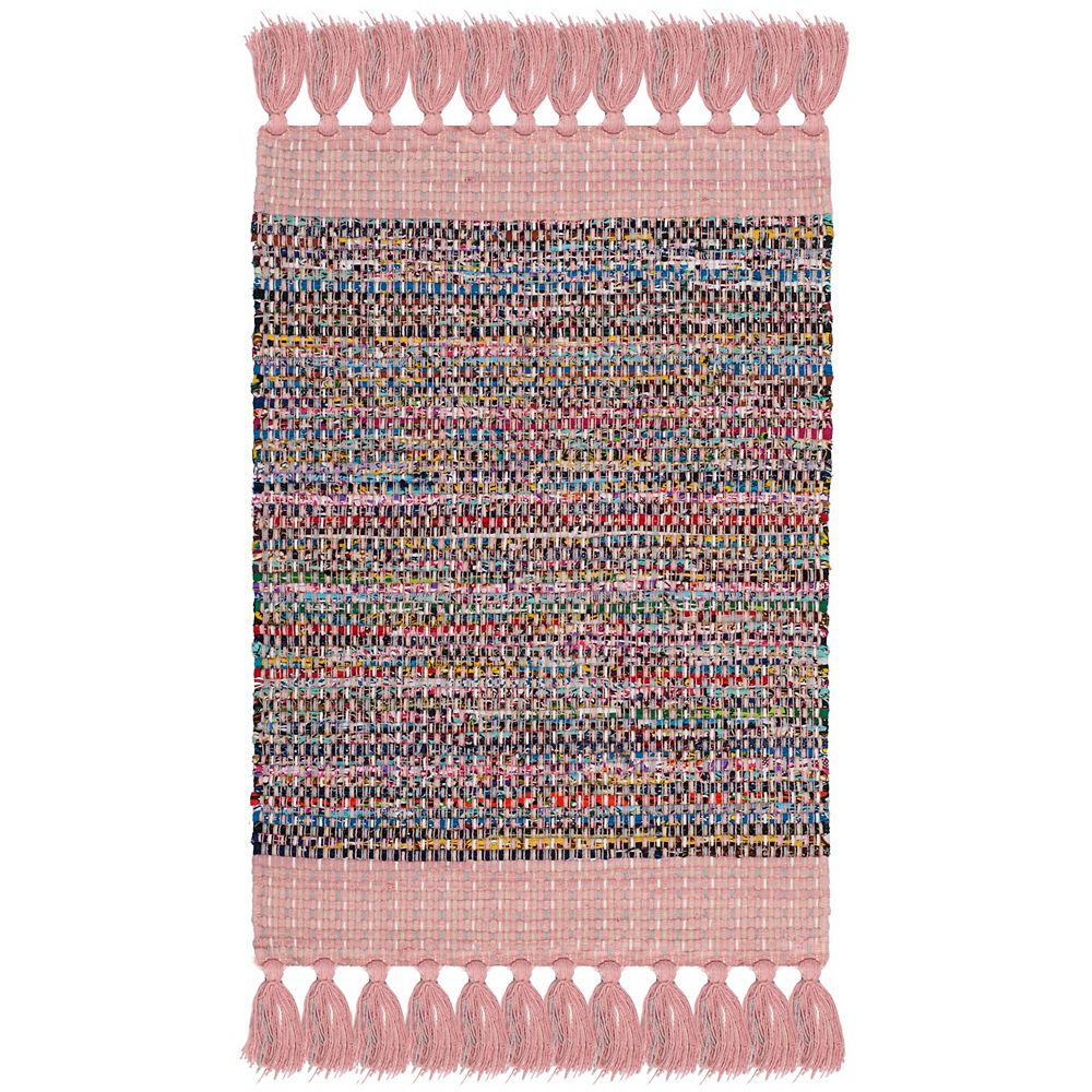 Safavieh Montauk Ethelyn Pink / Multi 2 ft. 6-inch X 4 ft. Area Rug ...