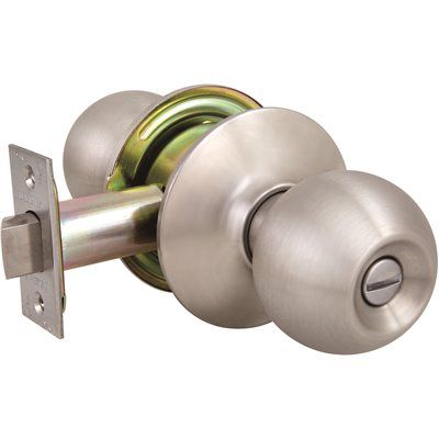 U.S. LOCK 2010 GR2 Privacy Ball Knob Us32d, 2-3/4 inch Backset | The ...