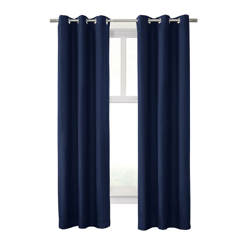 Thermalogic Prescott Pair Of Insulated Solid Room Darkening Grommet