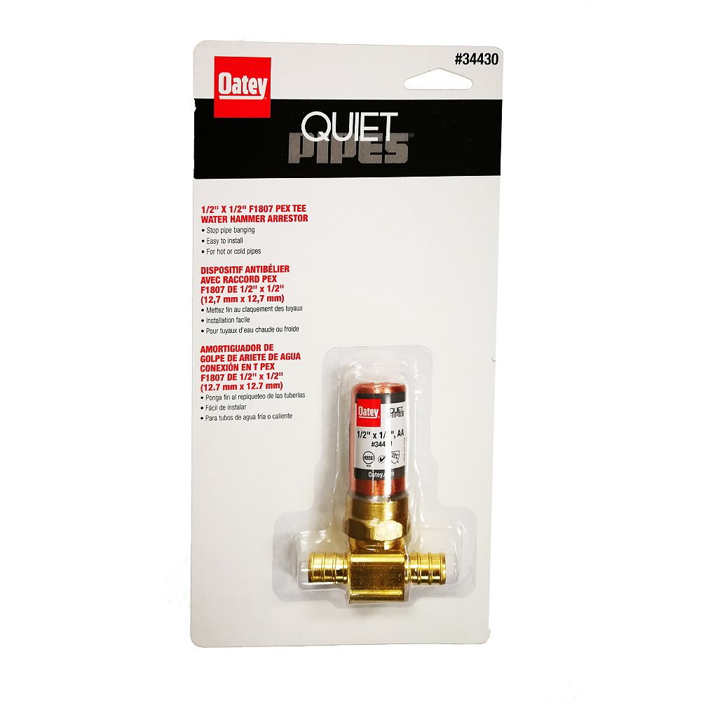 Oatey 12 Inch Pex Tee Water Hammer Arrestor The Home Depot Canada