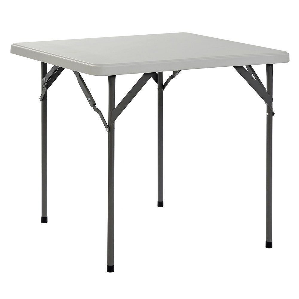 Sandusky Table pliante carrée blanche | Home Depot Canada