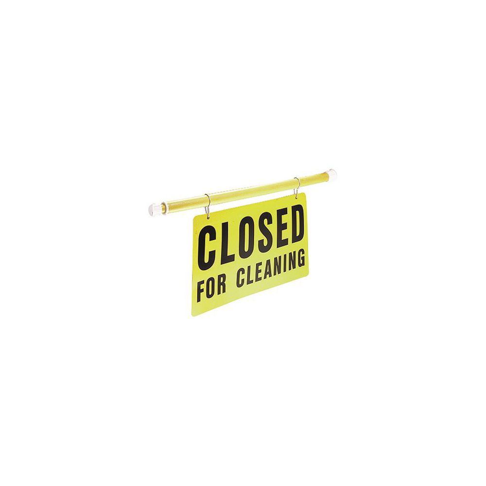 IMPACT PRODUCTS Adjustable Length Closed For Cleaning Safety Sign | The ...