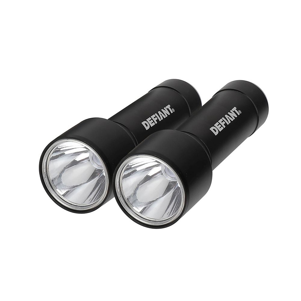 Defiant 2-Pack Aluminum Flashlights | The Home Depot Canada