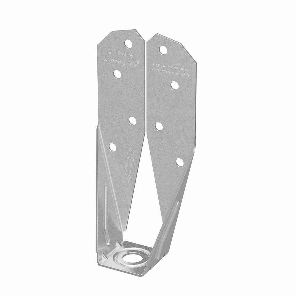 Simpson Strong-Tie DTT ZMAX Galvanized Deck Tension Tie for 2x with 2-1 ...