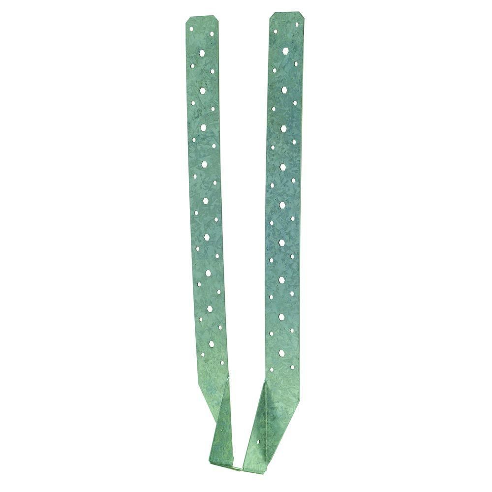 Simpson Strong-Tie H16 18-Gauge Galvanized Hurricane Tie | The Home ...
