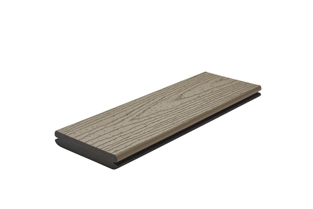 Trex 12 ft. - G2 Transcend Composite Grooved Decking Board Gravel Path ...