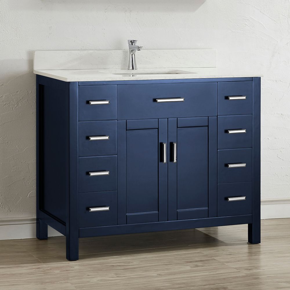 Art Bathe Kalize II 42 Navy Blue | The Home Depot Canada