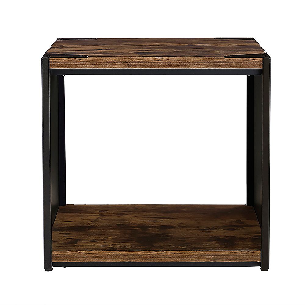 Welwick Designs Rustic Wood Side Table - Reclaimed Wood | The Home ...