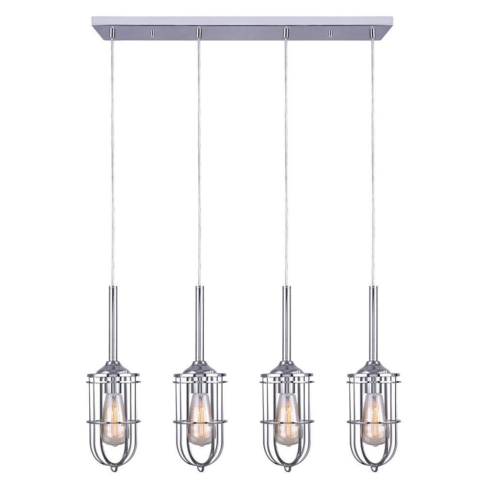 Canarm Indus 4-Light Chrome Pendant | The Home Depot Canada