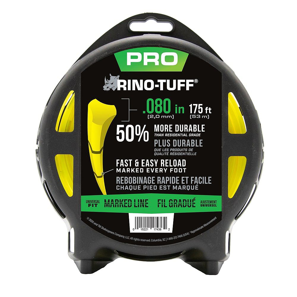 Rino-Tuff Pro Marked Line .080 in. x 175 ft. Universal Trimmer Line ...