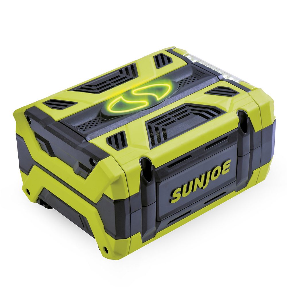 Snow Joe 100-Volt 5.0-Ah Battery with Built-in Dual USB Ports | The ...