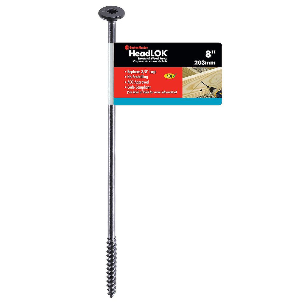 FastenMaster FastenMaster #3 x 8-inch Flat Head SpiderDrive(TM) HeadLOK ...