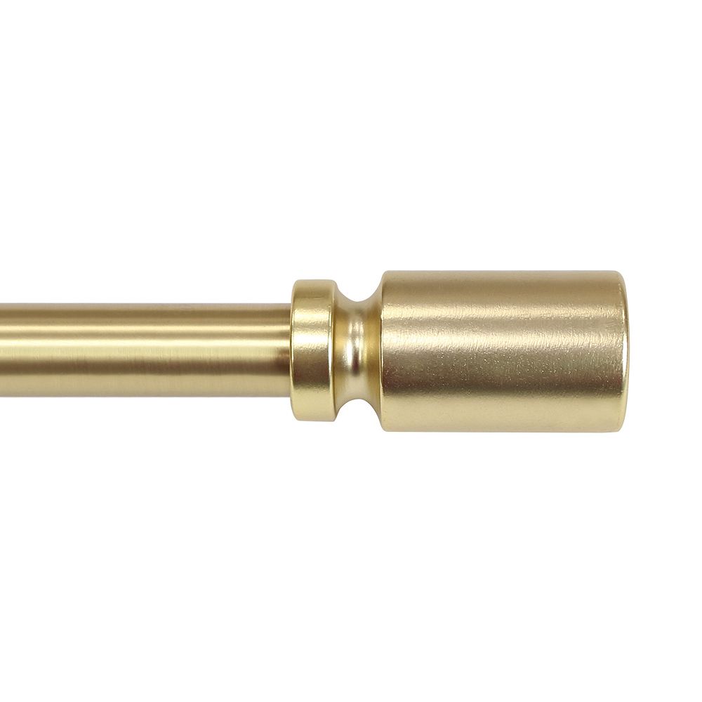 StyleWell 66 120 inch Telescoping 3/4 inch Dia. Curtain Rod Kit in ...