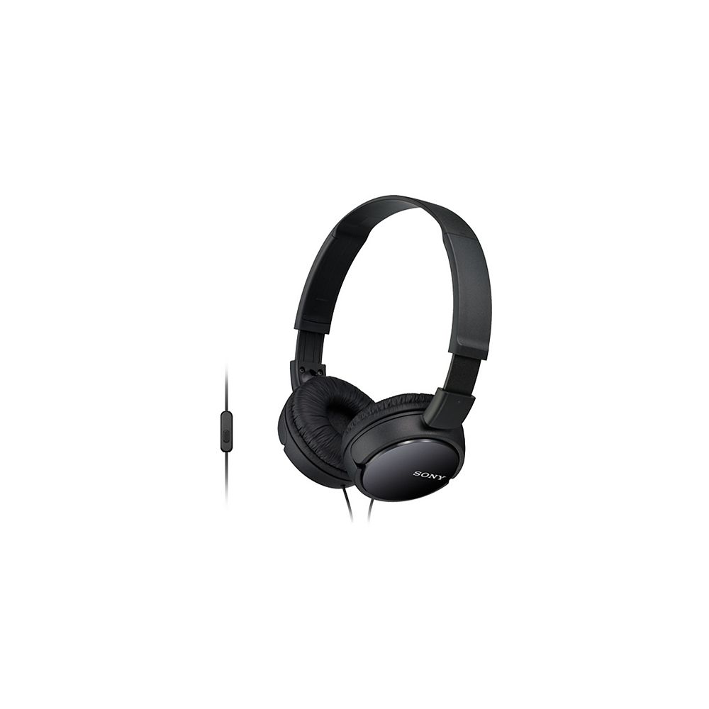 Sony Headphone with microphone, black | The Home Depot Canada
