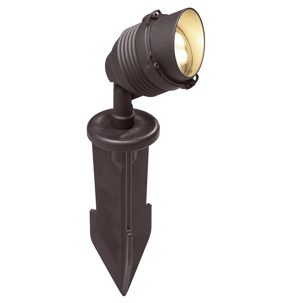 Orbit LED Landscape Spotlight; Bronze | The Home Depot Canada