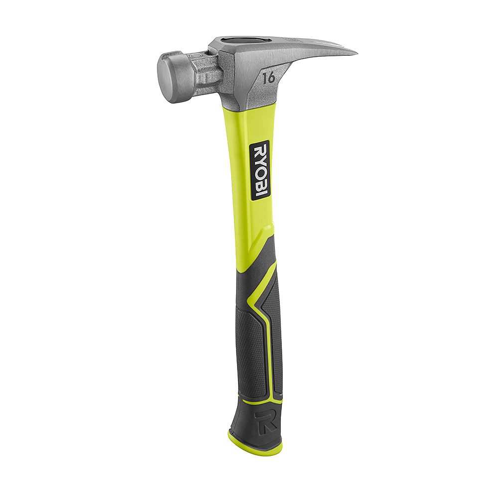 RYOBI 16 oz. All Purpose Hammer with 11-inch Fiberglass Handle | The ...