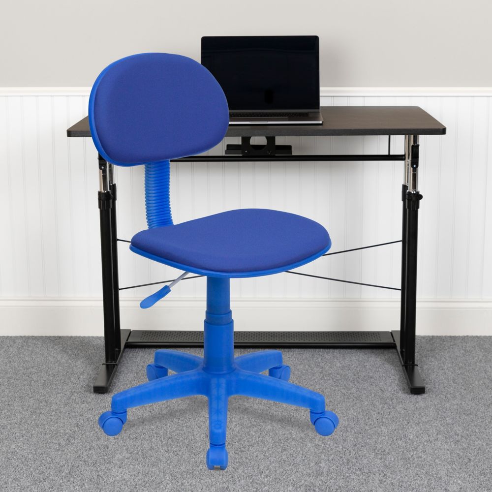 Flash Furniture Blue Fabric Swivel Task Chair | The Home Depot Canada
