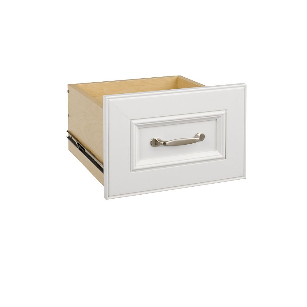 ClosetMaid Impressions 16 in. White Narrow Drawer Kit | The Home Depot ...