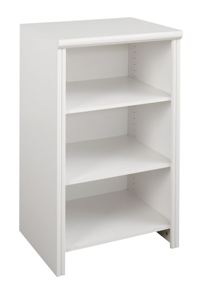 ClosetMaid Impressions 25 in. White Deluxe 4-Shelf Organizer | The Home ...