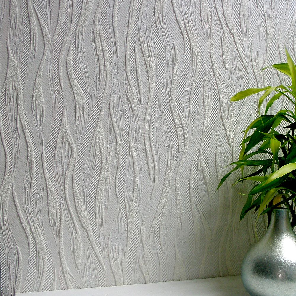 Brewster Home Fashions Caiger Paintable Textured Vinyl Wallpaper | The ... Brewster Home Fashions Caiger Paintable Textured Vinyl Wallpaper | The ...