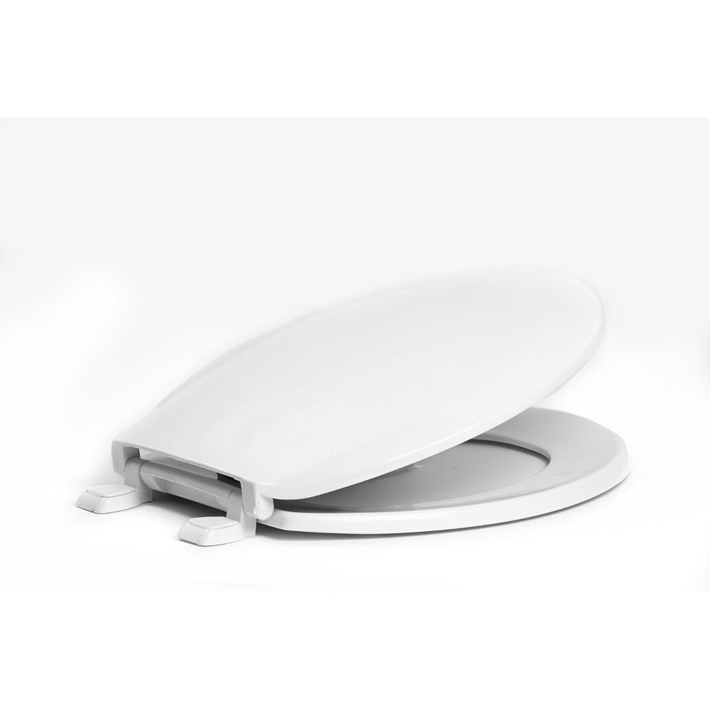 Centoco 1200-001 Round Toilet Seat, White | The Home Depot Canada