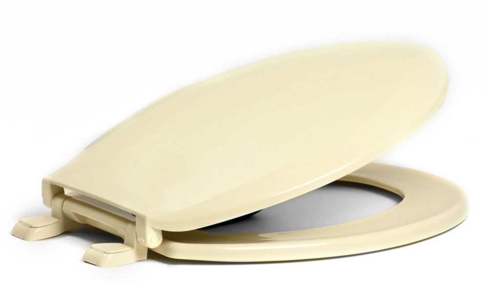Centoco 1200-106 Round Toilet Seat, Bone | The Home Depot Canada