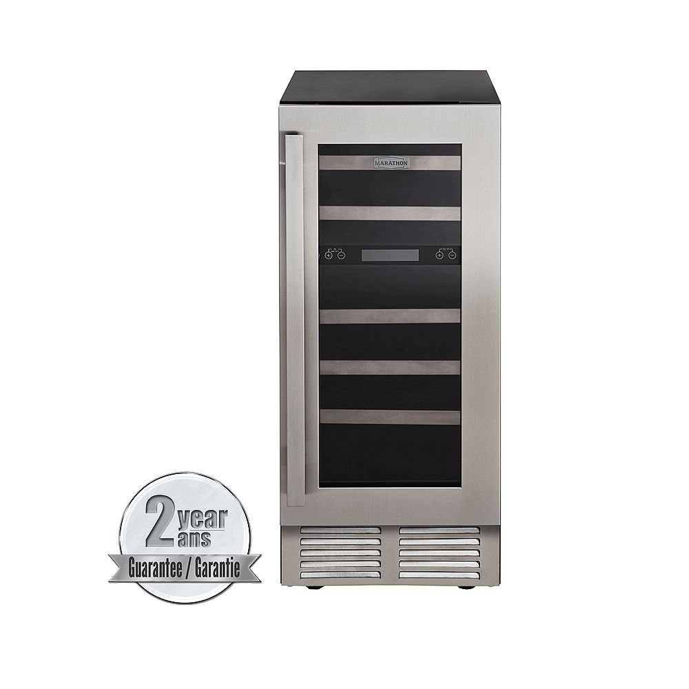 Marathon Cellier À Vin À Deux Zones Marathon En Acier Inoxydable | Home ...