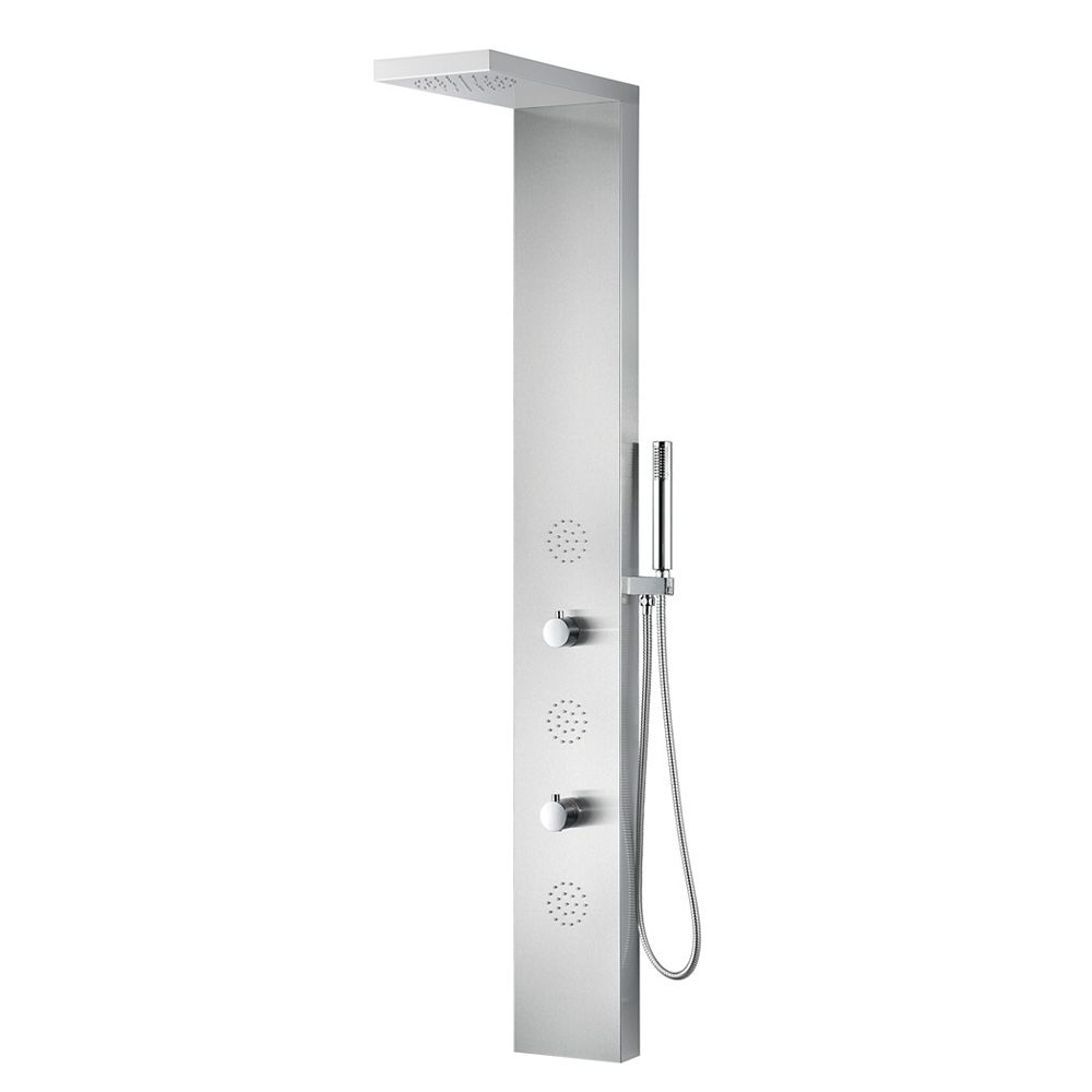 ANZZI Tundra Series 52-inch Full Body Shower Panel System with Heavy ...