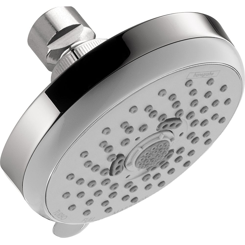 Hansgrohe Croma E 100 3 Spray 4 Inch Shower Head In Chrome The Home