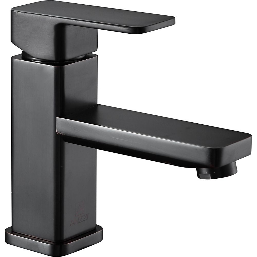 ANZZI Naiadi Single Hole Single Handle Bathroom Faucet in Oil Rubbed ...