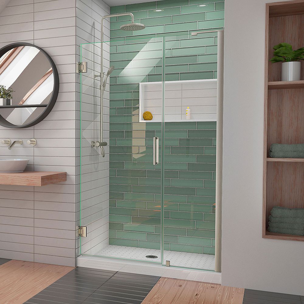Dreamline Unidoor Ls 48 49 Inch W X 72 Inch H Frameless Hinged Shower